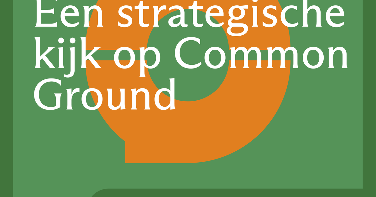 Podcast – Een strategische kijk op Common Ground | Centric_Insights
